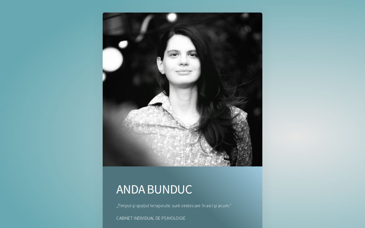 Cabinet Individual de Psihologie Bunduc Anda